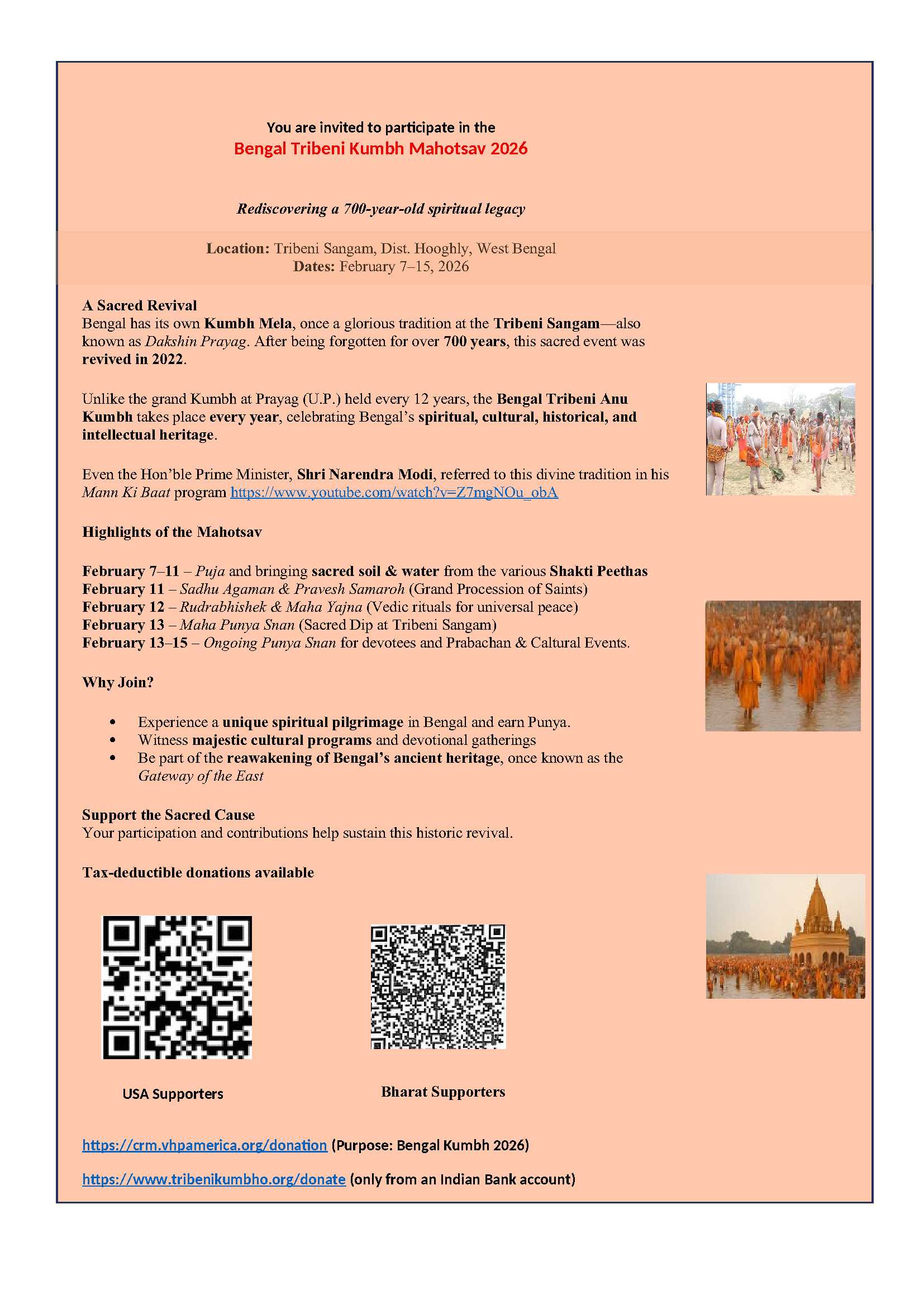 TRIBENI KUMBH FLYER_1 - Bharatiya Temple Bharatiya Temple